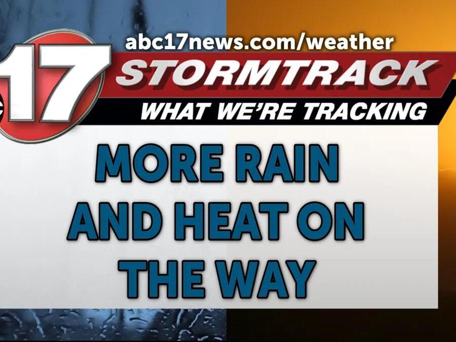 Tracking isolated storms and heat on the way