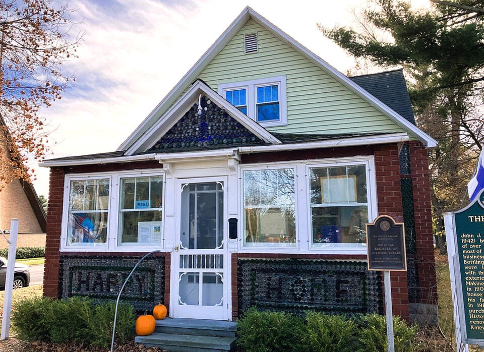 Michigan Man Turned 60,000 Pop Bottles Into a Historic Home - NewsBreak