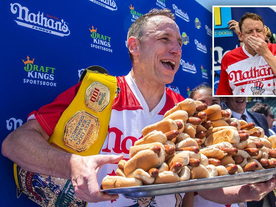 Joey Chestnut gears up to battle hot-dog-eating Fort Bliss soldiers on ...
