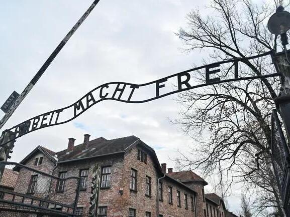 Bronze Holocaust Memorial Tree Being Dedicated In West Palm Beach