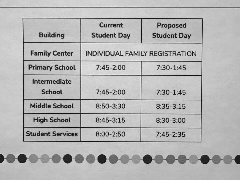 Princeton Schools to see start time changes this fall
