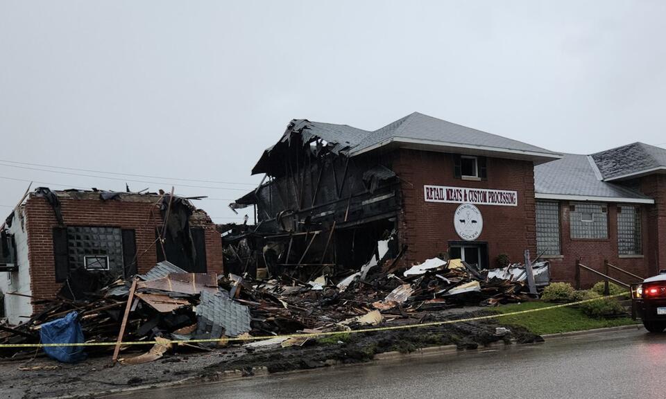 Starbuck Meat Locker processing plant destroyed in Saturday fire ...