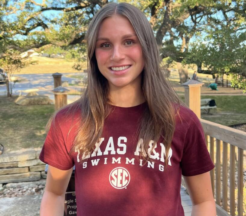 Sprint Freestyler Cora Skoog Commits To Stay In-State At Texas A&M For ...