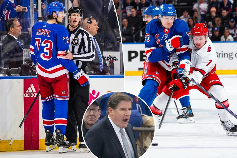 Peter Laviolette says Rangers rookie Matt Rempe has ‘eyes on him’ as ...