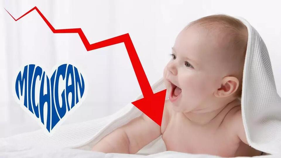 Michigan Birth Rate Drops For 4th Consecutive Year, Lowest Since 1940s ...