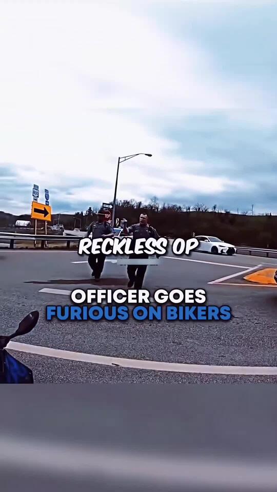 Officer Goes Furious On Bikers Police Cops Newsbreak