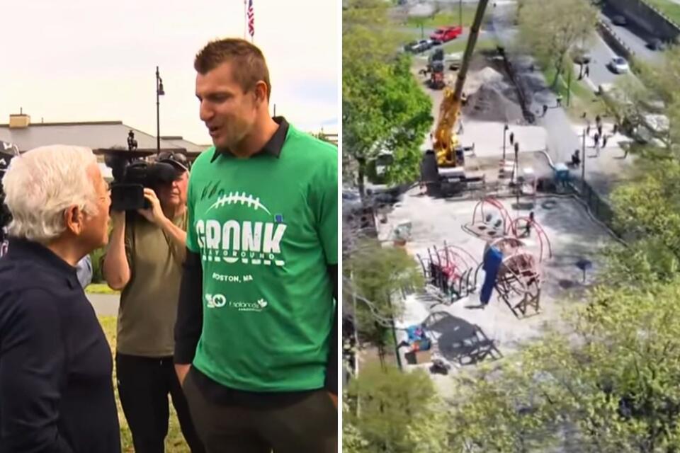 Rob Gronkowski Opens $2 Million Gronk Playground in Boston’s - NewsBreak