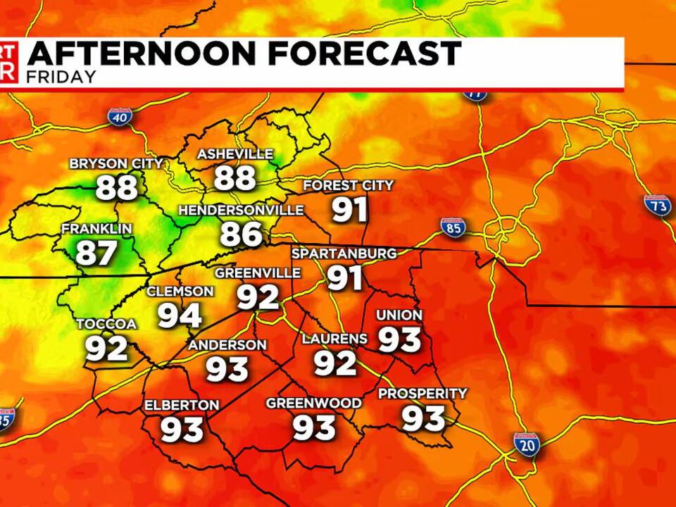 First Alert Weather Day Thursday for hot, humid weather