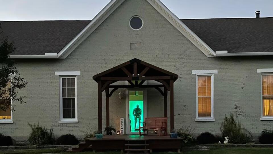 This medieval-themed Brookville home is a former schoolhouse - NewsBreak