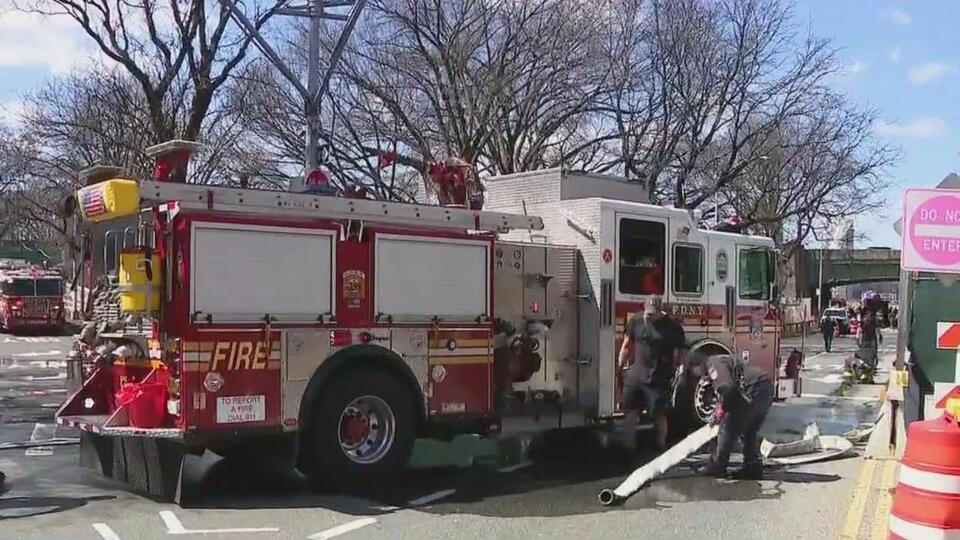 Homeless encampment discovered inside NYC bridge after fire breaks out ...