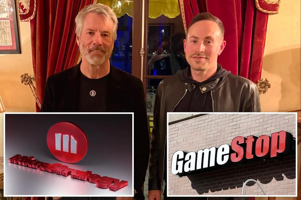 GameStop, MicroStrategy shares jump on photo of Ryan Cohen and bitcoin ...