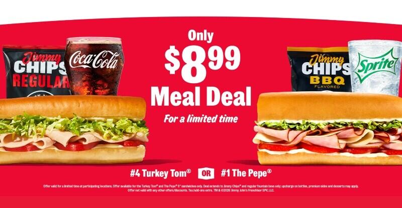 Jimmy John’s Launches New $8.99 Meal Deal - NewsBreak