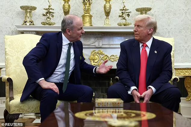Awkward moment Trump says Ireland has taken advantage of the US in ...