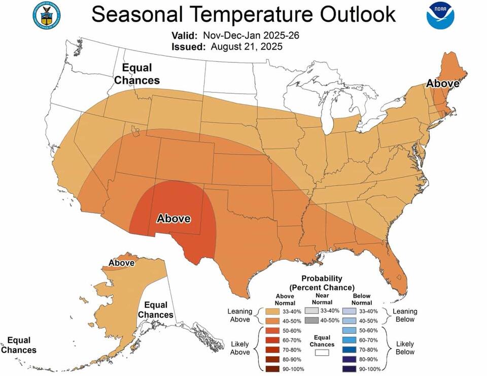 NOAA Winter 2025-26 Forecast: Nor’easters and Pacific Powder—This is ...