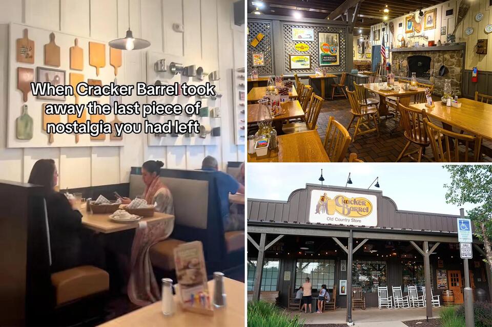 Cracker Barrel fans furious over beloved restaurant’s makeover: ‘Took ...