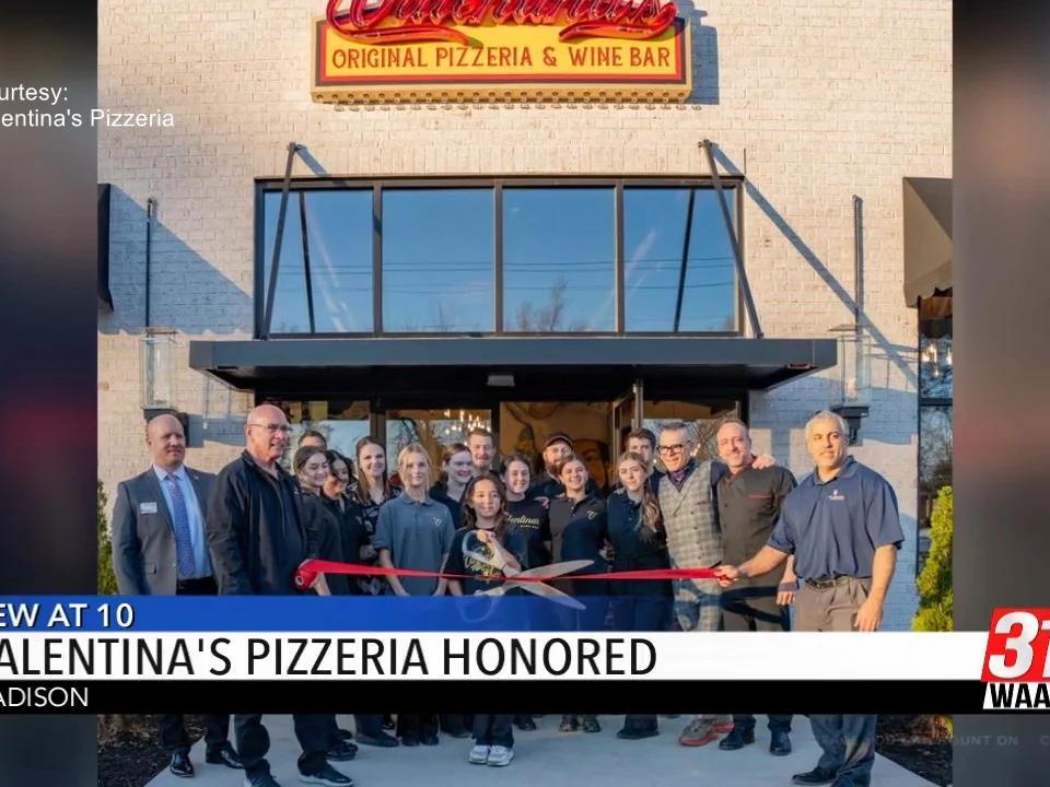 Valentina's Pizzeria of Madison named one of Top 50 Pizzerias in the World