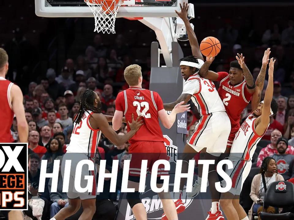 No. 15 Wisconsin Badgers vs. Ohio State Buckeyes Highlights | CBB on FOX