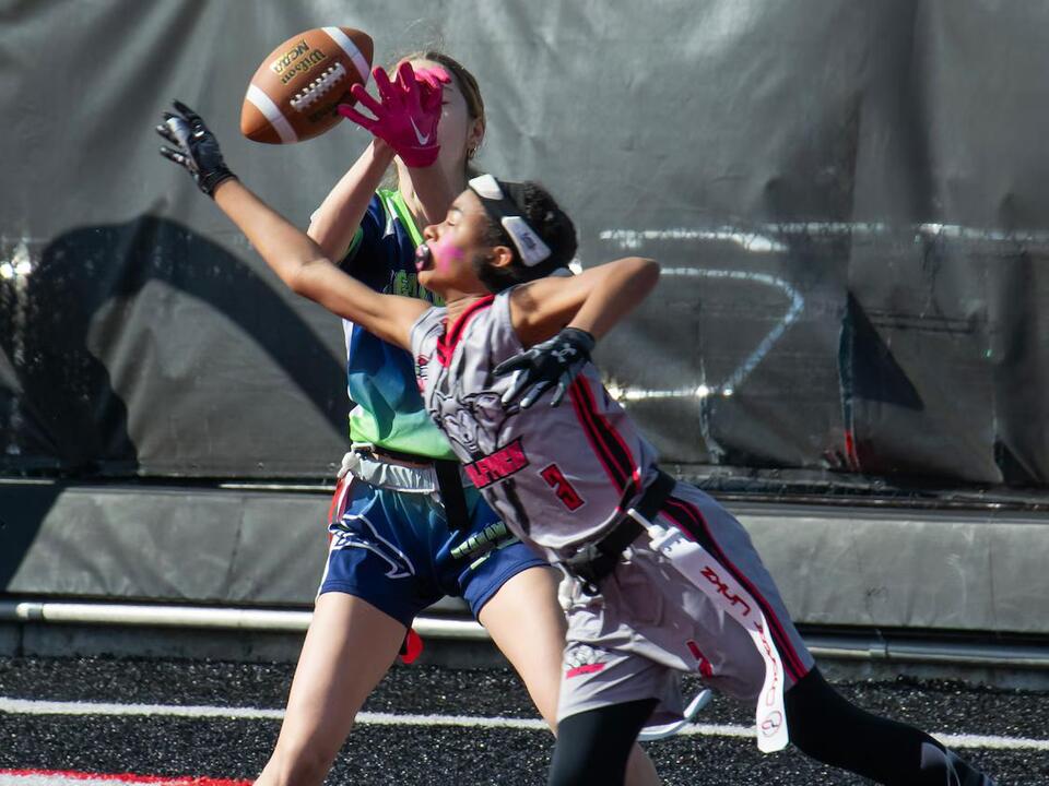 Girls’ Next Level Flag Football players shine at Moore Catholic HS ...