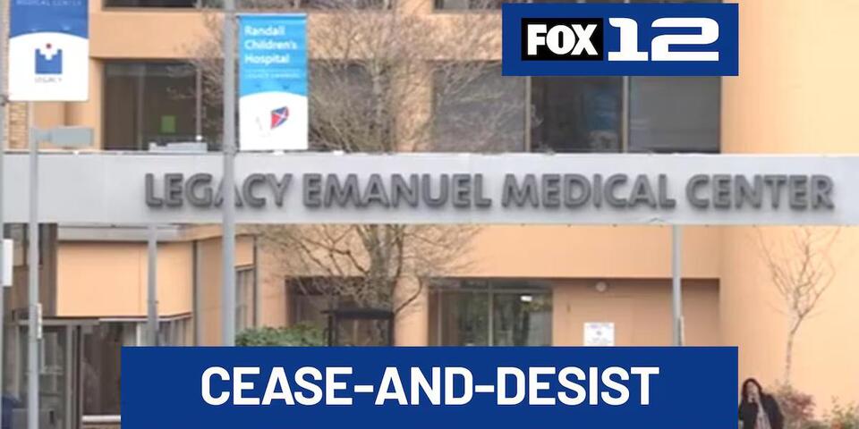 Nurses' union receives cease-and-desist letter from Legacy Health over ...