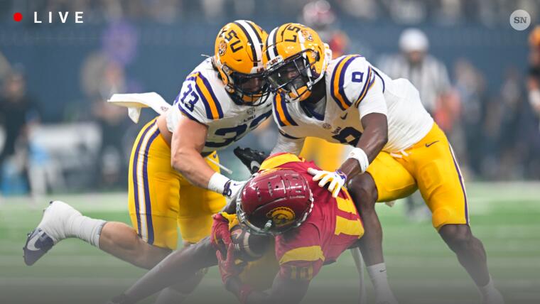 USC vs. LSU live score, updates, highlights from Week 1 college ...
