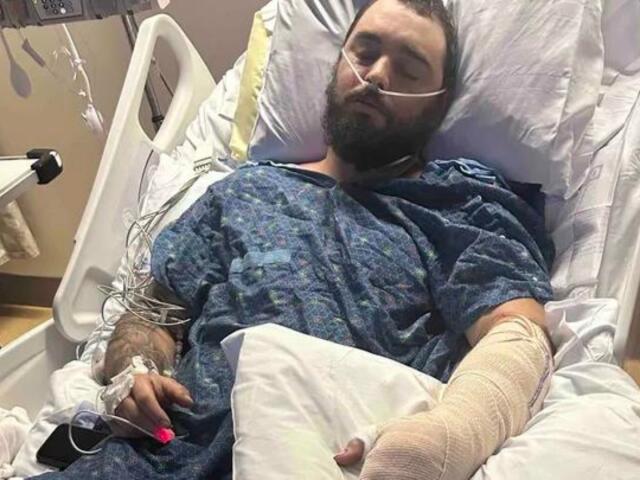 Harlan County father hospitalized after firework explodes in his hand