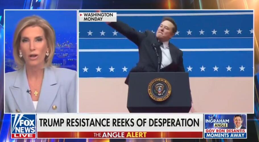 Laura Ingraham Defends Elon Musk’s Hand Gesture as One of His ‘Wild ...