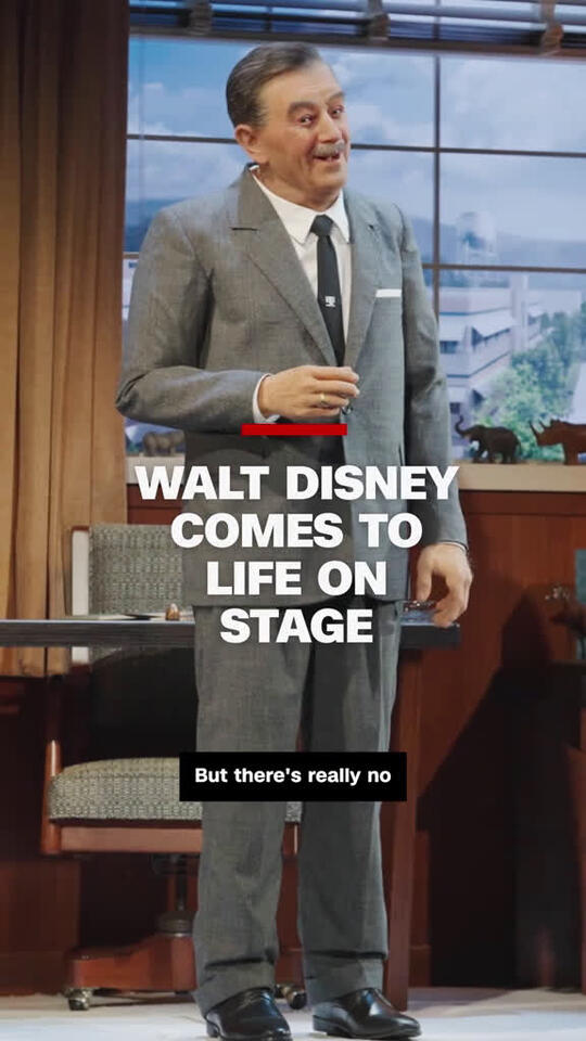 Seven years in the making, Walt Disney himself comes to life in a new ...
