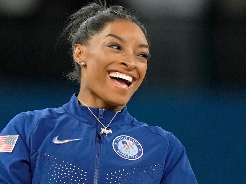 Simone Biles wins Gold Medal in women’s gymnastics vault final at 2024 ...