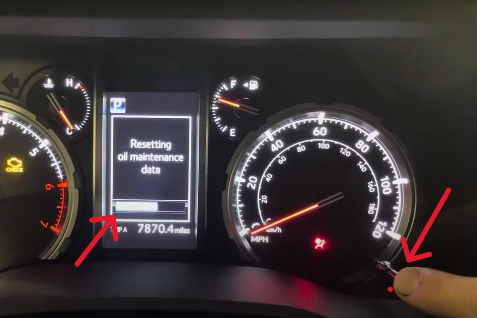 How To Reset 4runner Maintenance Light