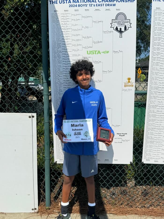Marla, Seeded No. 15, Captures Boys 12s Singles Title - NewsBreak