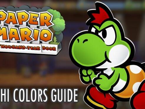 How to change Yoshi’s color in Paper Mario: The Thousand-Year Door