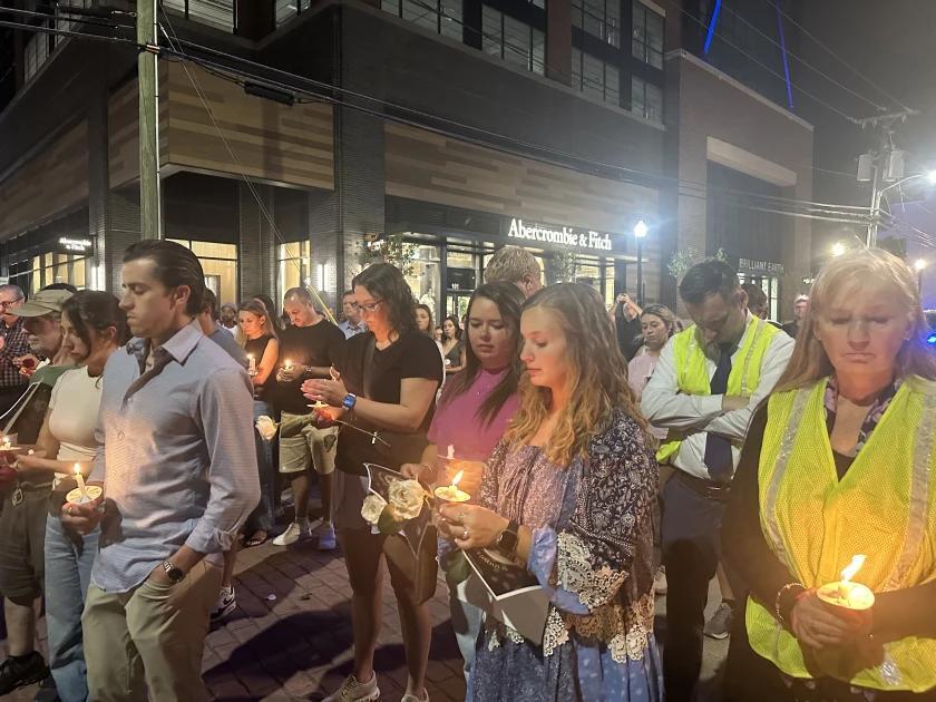 One month after her death, vigil held for Iryna Zarutska - NewsBreak