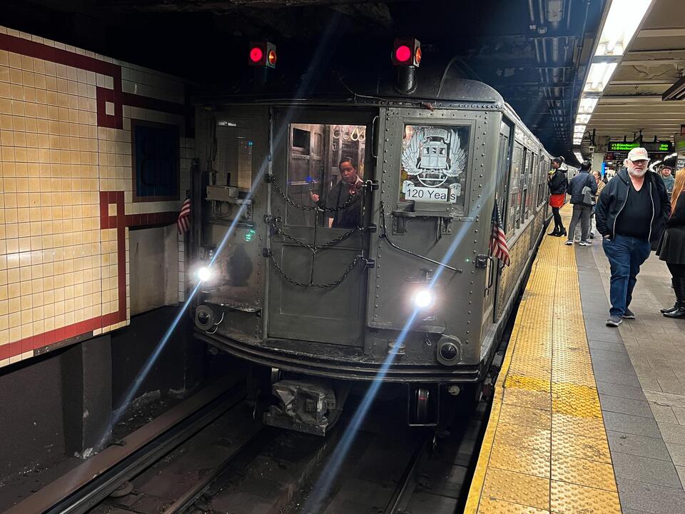NYC subway celebrates 120 years with nostalgic vintage rides