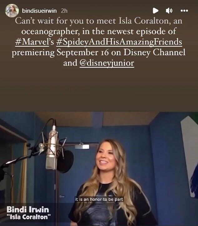 Bindi Irwin makes her Marvel debut in Disney Junior show Spidey and his ...