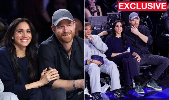 Prince Harry's sassy three-word quip to Meghan Markle at NBA game ...