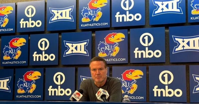 WATCH: Bill Self previews Baylor game and more - NewsBreak