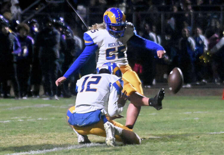 Rockville football's inspirational kicker Molly Wilson nearing state ...
