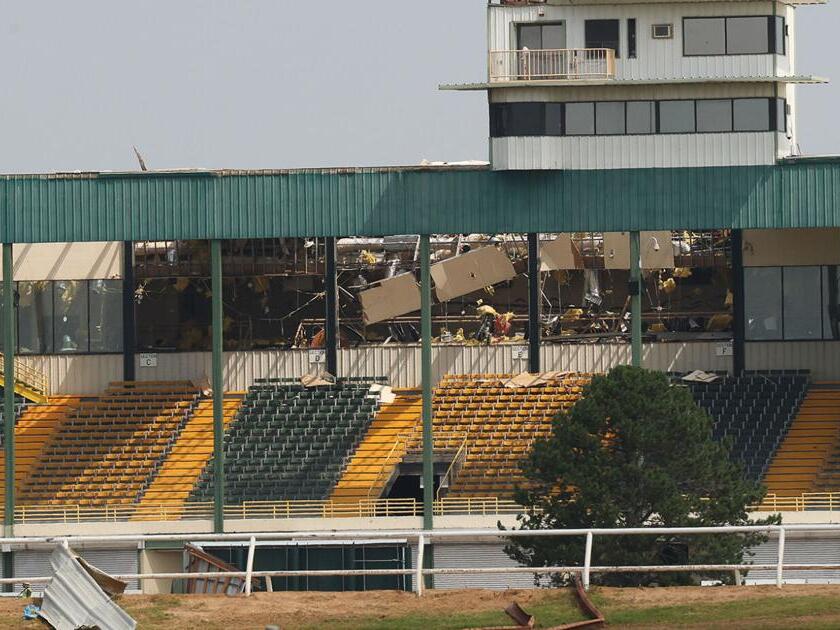 EF-3 tornado tears through Will Rogers Downs