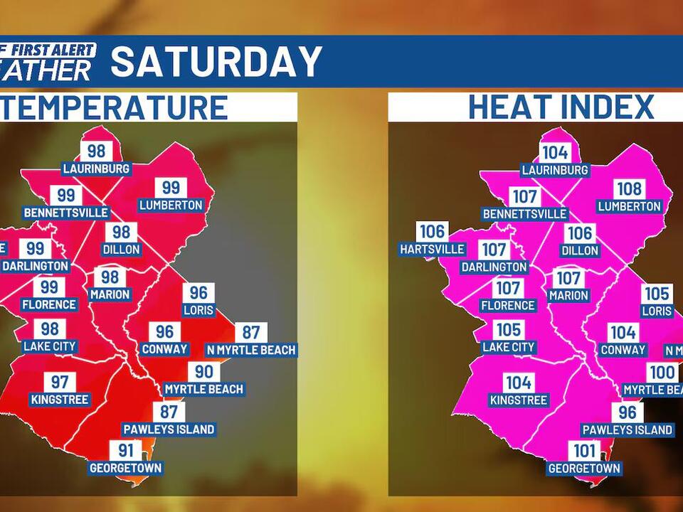 FIRST ALERT: Brutal heat and humidity this weekend, storm chances increase