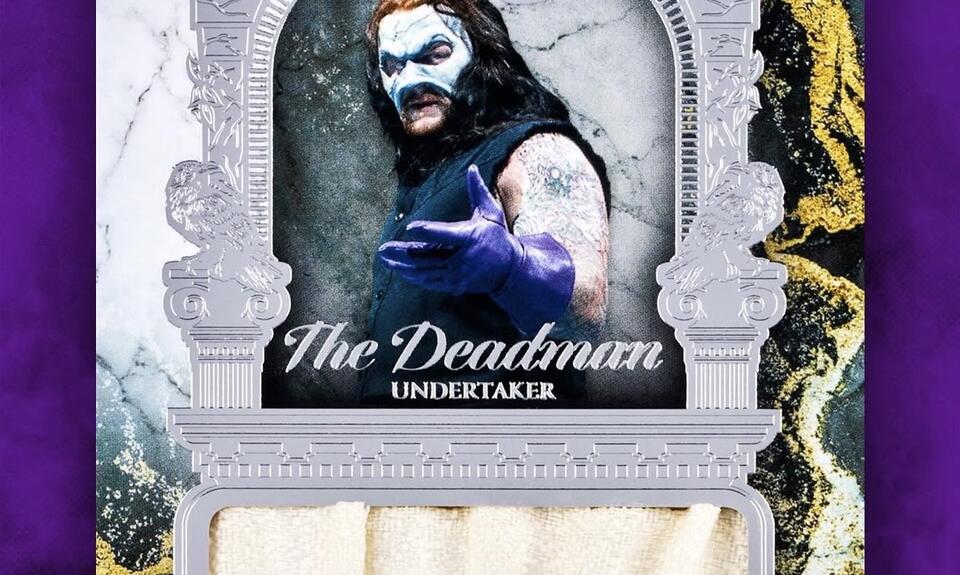 Topps Reveals Undertaker Card With Casket Lining Relic Inside - NewsBreak
