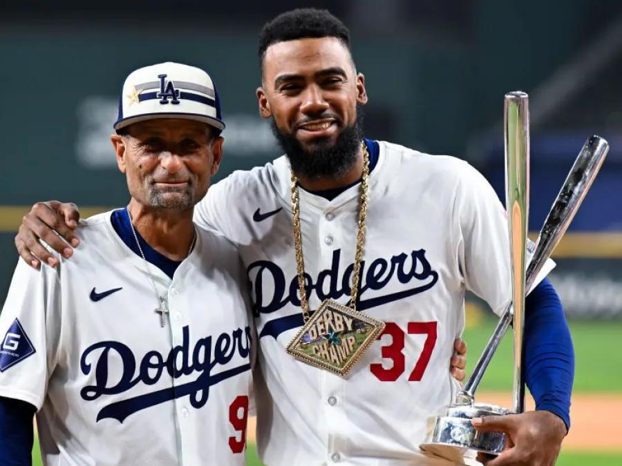Teoscar Hernandez becomes first Dodgers slugger to win Home Run Derby as he's crowned the 2024 ...