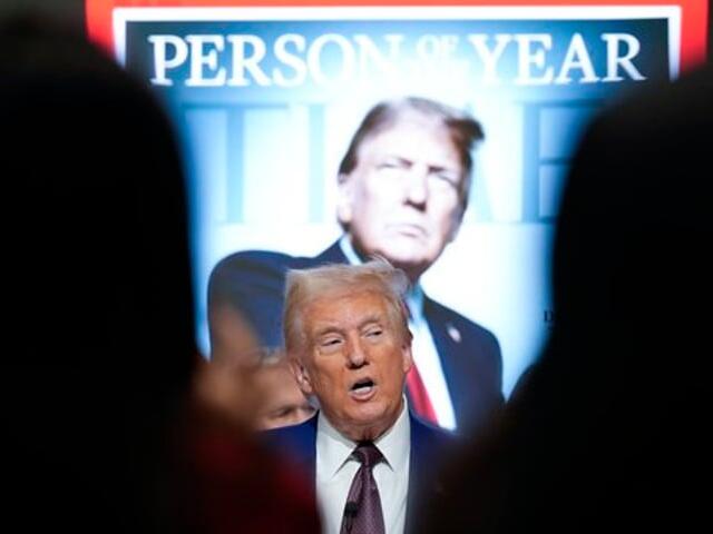 Trump is named Time's Person of the Year and is ringing the New York ...