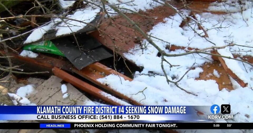 Klamath County fire departments assessing storm-related damage - NewsBreak