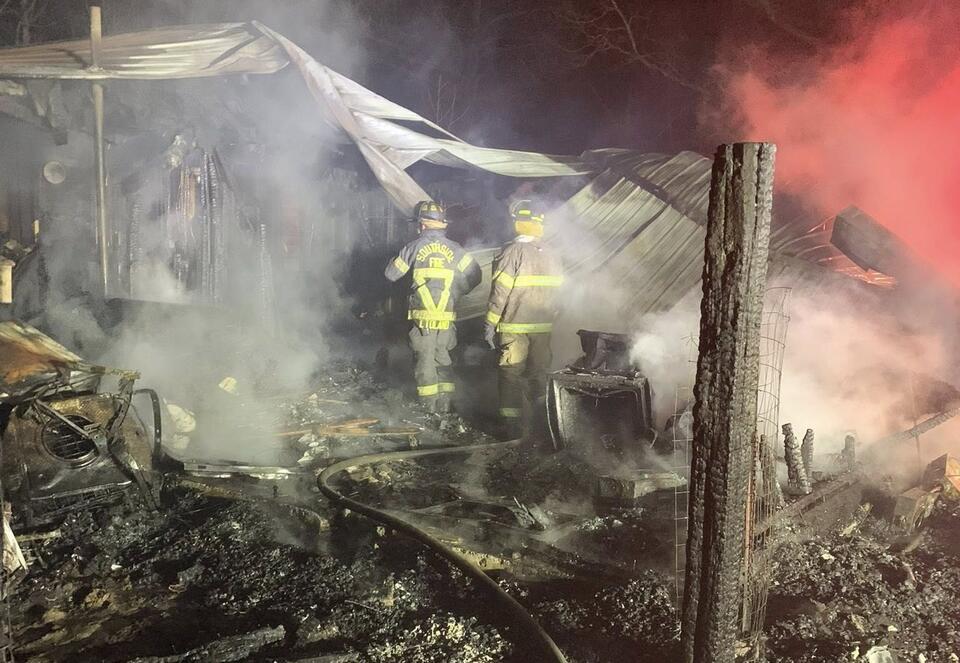 Early Morning Structure Fire Destroys Home, Burns 10 Acres in ...