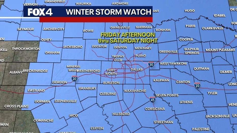 Dallas weather: What is a Winter Storm Watch? - NewsBreak