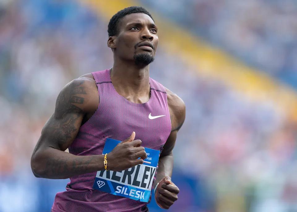 Suspended U.S. sprinter Fred Kerley becomes first American male track ...