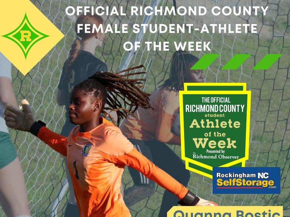 Quanna Bostic: The Official Richmond County Female Student-Athlete of ...