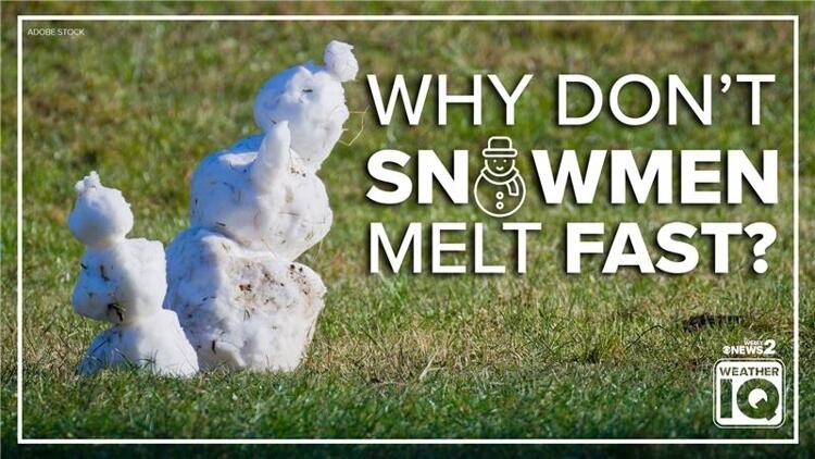 Why snowmen don't melt as fast as snow on the ground | Weather IQ ...