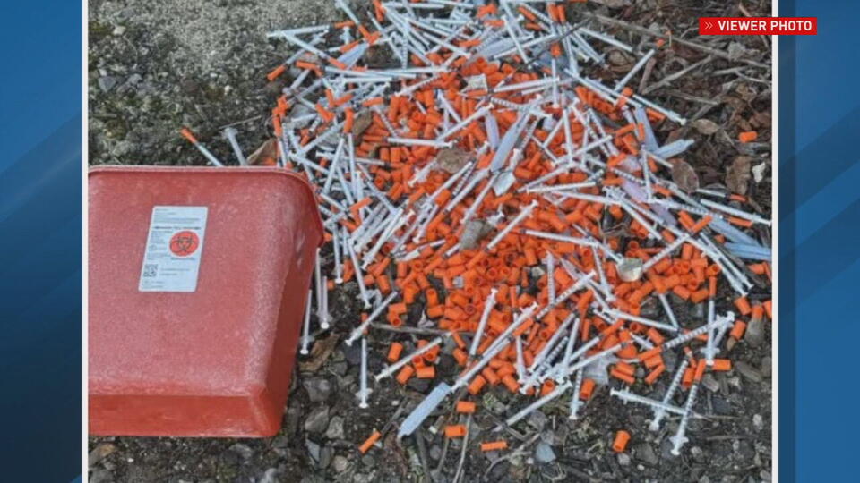 Bucket of spilled needles found in Portland; city says it can't clean ...