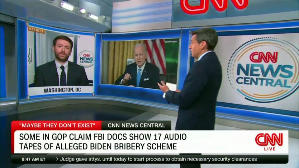 CNN Anchor and Reporter Dump On Very Existence Of Biden Audio Tapes ...